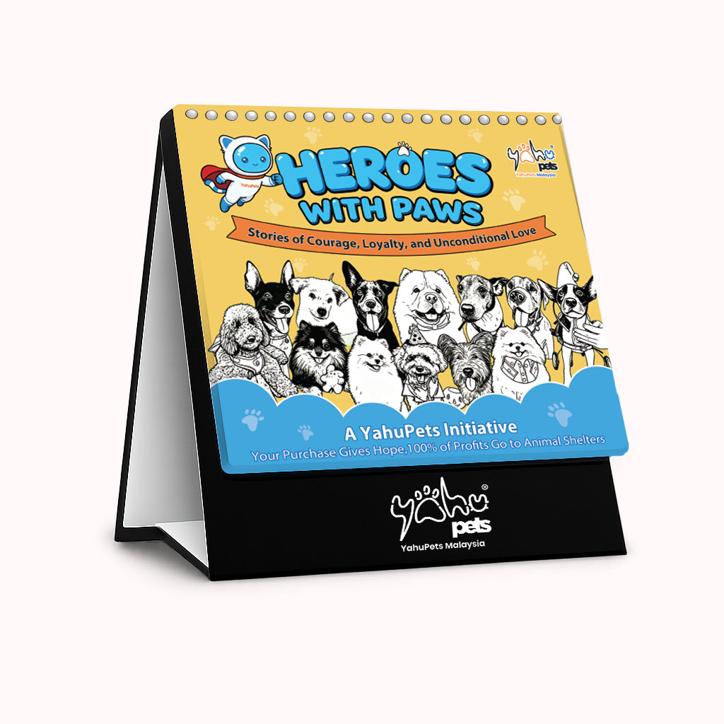 2026 Charity Calendar – Heroes with Paws – YahuPets Malaysia